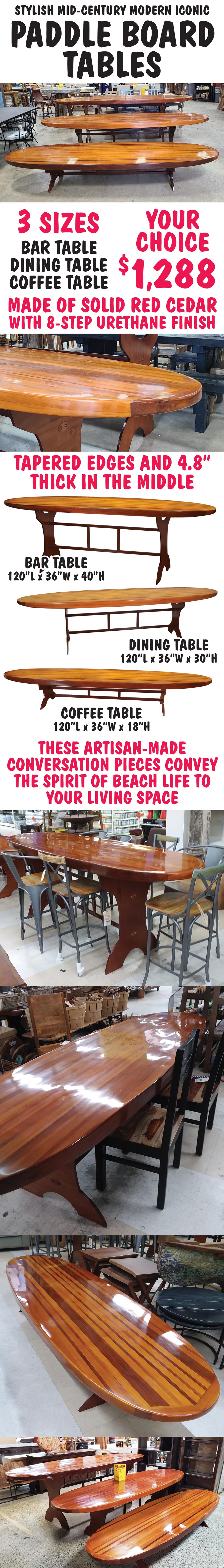 Paddle Board Tables image